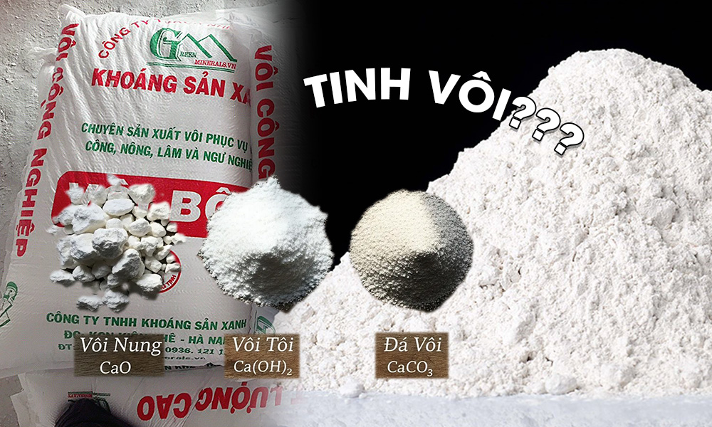Tinh vôi, vôi bột, vôi nông nghiệp: khác nhau chỗ nào? Dùng sao cho đúng